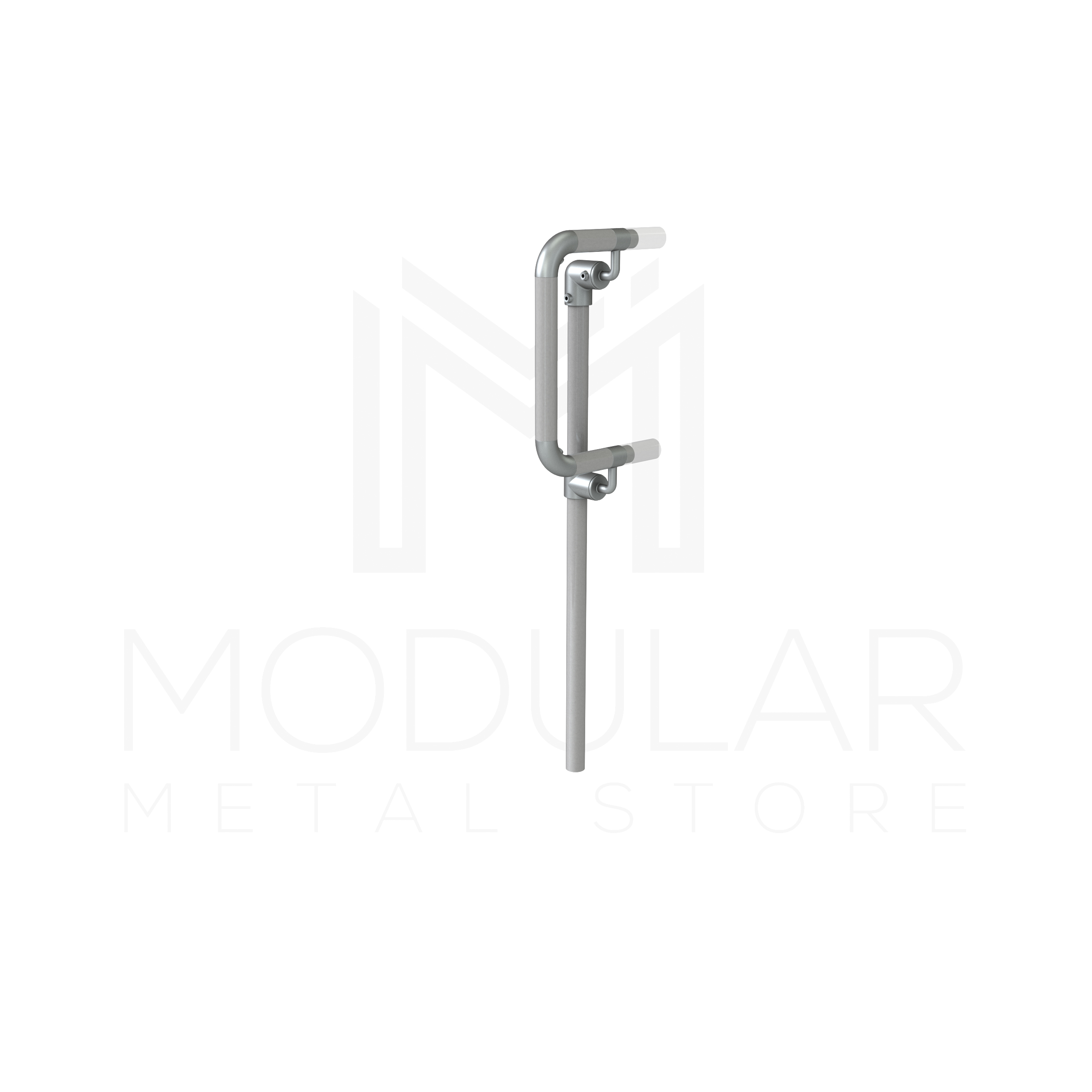Pre-Built Post with offset top and middle rail – D-Return End ...